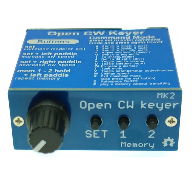 OFFENER CW-KEYER MK2 mit AluminiumgehäUse CW-Keyer MK2 KIT CW ...
