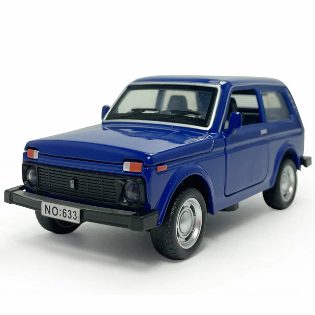 1:32 VAZ LADA Niva Die Cast modellino auto giocattolo bambini pull back ...