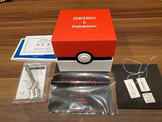 SEIKO POKEMON WATCH SBPY159 Charizard Special Model 700 Limited Near ...