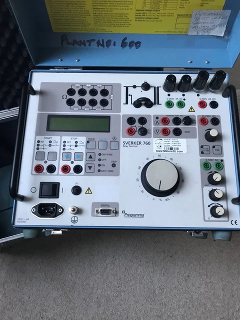 MEGGER SVERKER 760 Mulitfunctional Single Phase Relay Tester £5,800.00 ...