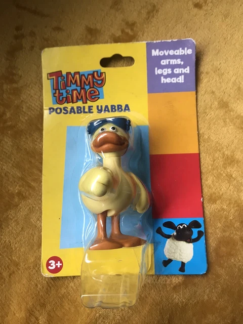 CBEEBIES TIMMY TIME Figure Posable Arms Legs Yabba 2009 Duck Aardman ...