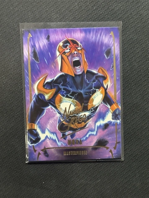 2024 MARVEL MASTERPIECES Grego NOVA Gold Sig #56 £6.24 - PicClick UK
