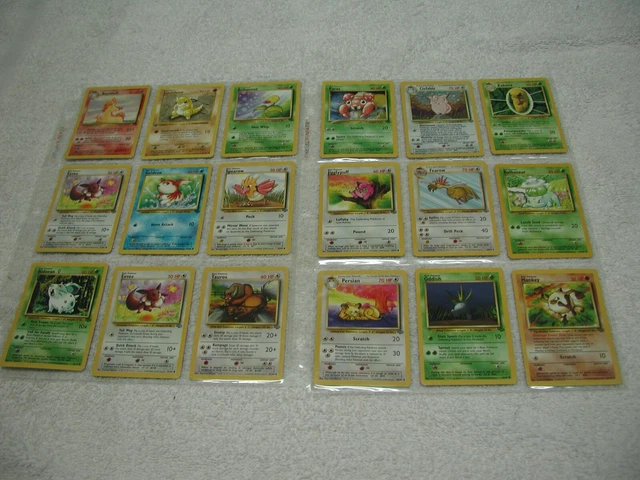 VINTAGE POKEMON LOT 261 Cards 1990's in Binder and Plastic Sleeve $300. ...