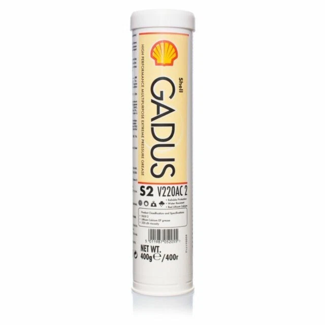 400G SHELL GADUS S2 V220AC 2 Grease (Alvania HD2/Alvania WR2/Retinax ...