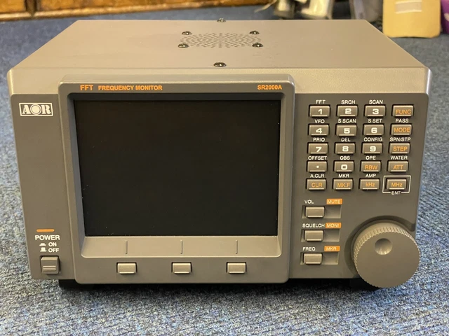 AOR SR 2000A FFT Frequency Monitor Wide Band Receiver SR2000A 25MHz ...