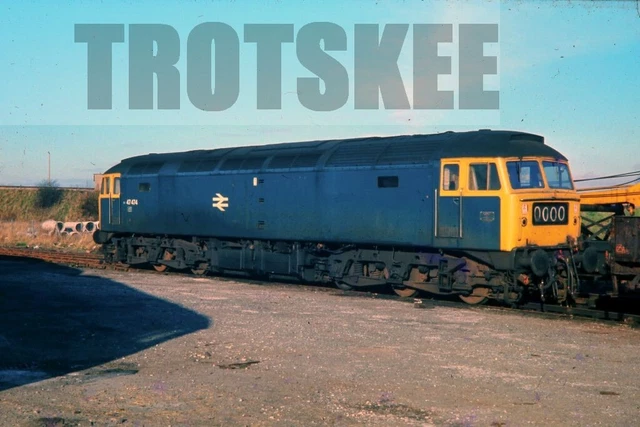 35MM SLIDE BR British Rail Diesel Loco Class 47 47474 Stratford 1976 ...