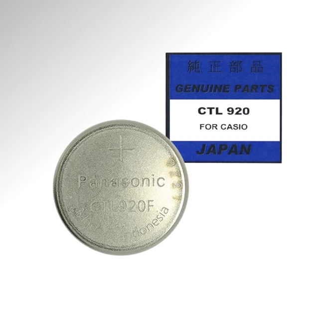 PANASONIC CTL920F CAPACITOR Battery für CASIO G-Shock Solar Uhren Akku ...
