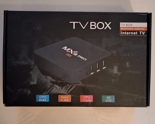 MXQ PRO 4K OTT TV BOX INTERNET TV Multimedia Gateway CPU 64 BIT, Quad ...