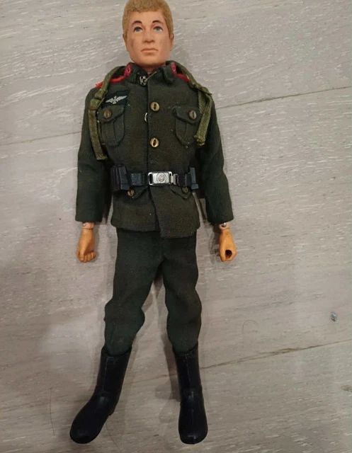 VINTAGE 1960S HASBRO gi joe german soldier action figure original 12 ...