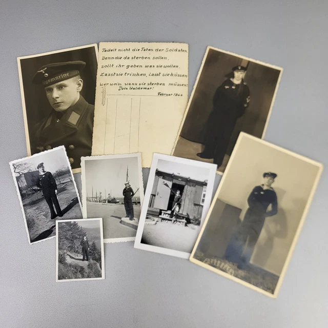 FOTONACHLASS / FOTOSAMMLUNG Matrose Kriegsmarine, Marine, Uniform, 2 ...
