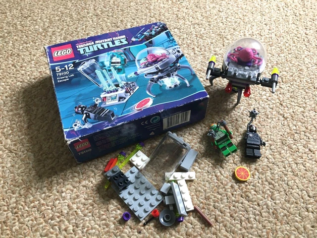 LEGO TMNT KRAANG Lab Escape 79100 COMPLETO Artigianato e figure EUR 19 ...