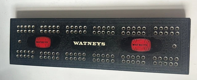 VINTAGE WATNEY MANN Red Barrel Cribbage Board Retro Game £5.00 ...