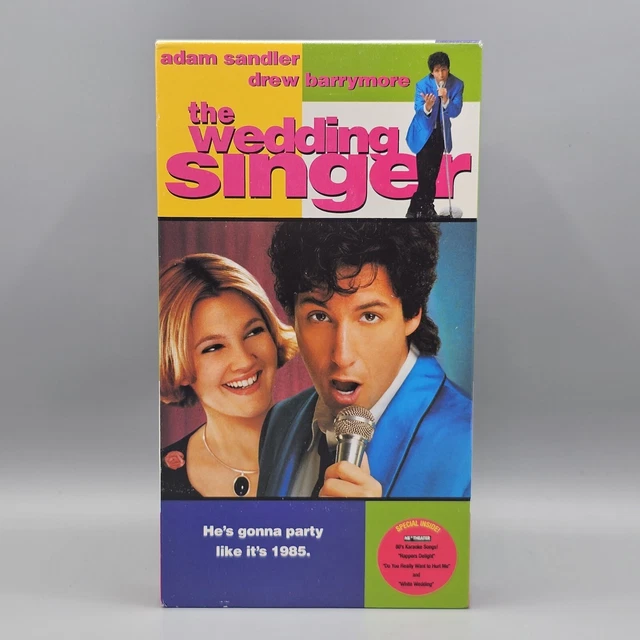 THE WEDDING SINGER VHS Adam Sandler Drew Barrymore - Buy More Save More ...