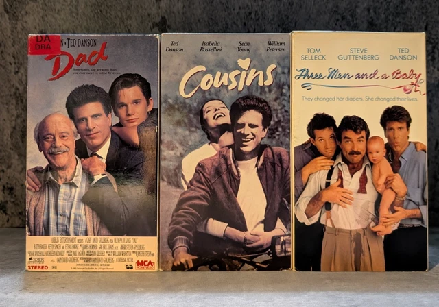 TED DANSON VHS lot. Dad, Cousins, Three Men and a Baby. TESTED! £3.64 ...