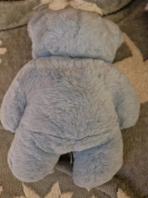 VINTAGE REAL SOFT Toys Baby Blue Bear Plush Soft Toy 12" (C1) £6.99 ...