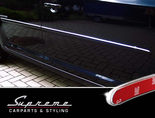 VW TOURAN 1T GP 06-10 Chrom Zierleisten 3M Tuning Türleisten EUR 28,99 ...