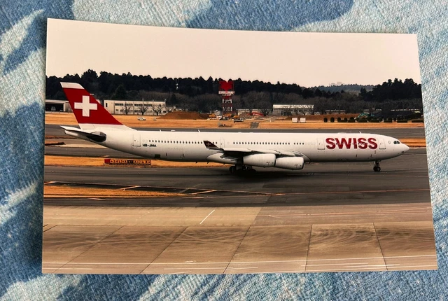 SWISS AIR PHOTO Civil Aircraft Photograph Plane Picture Hb-Jma An ...
