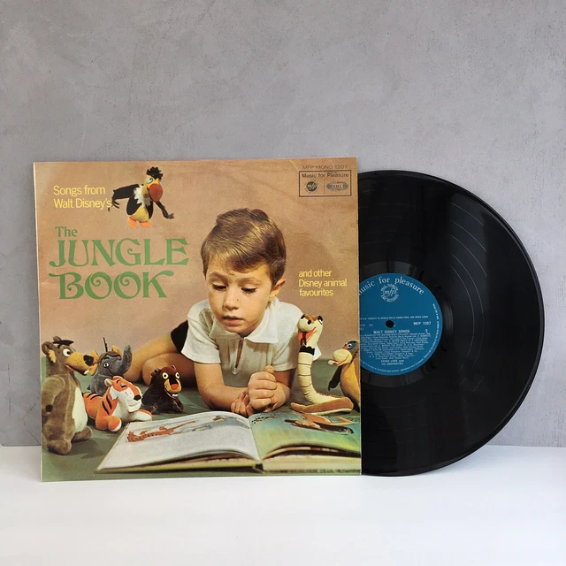 THE JUNGLE BOOK Disney Vintage Kids Album Record Vinyl Mfp Mono 1207 ...