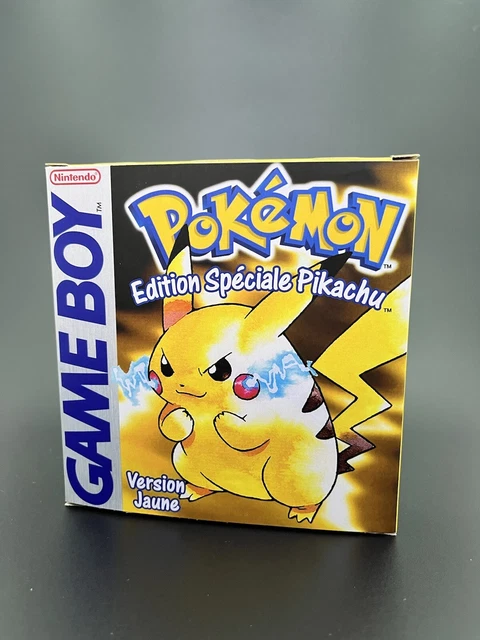 BOITE JEUX GAMEBOY Pokemon Version Jaune FR Game Boy + Plateau Cale EUR ...