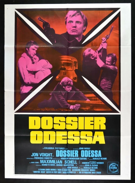 MANIFESTO DOSSIER ODESSA Jon Voight Schell Markstein Sloan Neame Webber ...