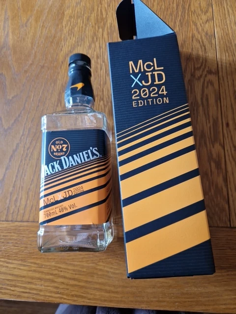 JACK DANIELS MCLAREN FORMULA 1 RACING 2024 Limited Edition EMPTY Bottle ...