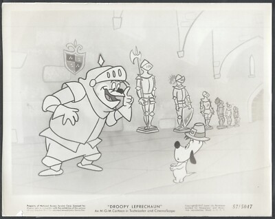 HANNA BARBERA ANIMATION Droopy Original 1950s MGM Movie Promo Photo ...