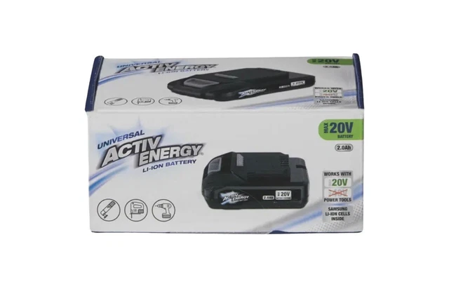 FERREX ACTIV ENERGY 20V 2Ah Universal Battery Li-Ion For Ferrex 20v ...