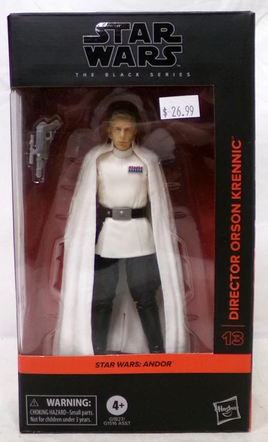 HASBRO STAR WARS Serie Negra Director Orson Krennic Andor #13 6" Figura ...
