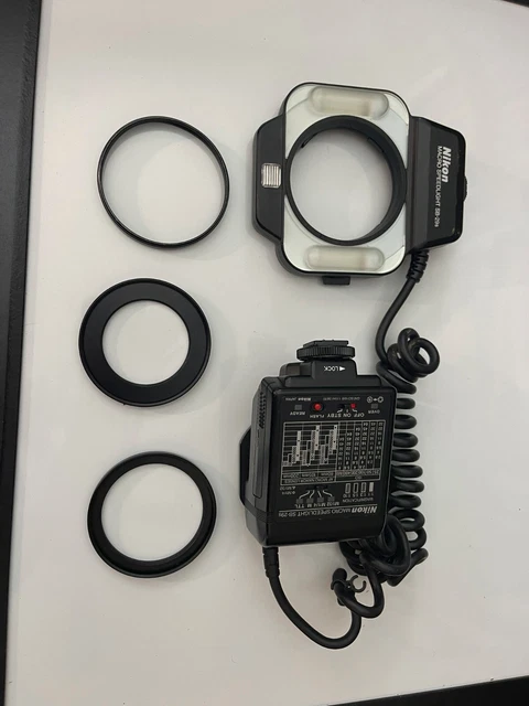 NIKON SB-29S MACRO Speedlight Flash With 3 Adapter Rings EUR 155,92 ...