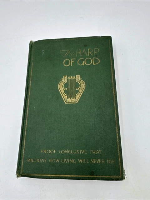 THE HARP OF GOD 1925 By JF Rutherford Watchtower £26.04 - PicClick UK