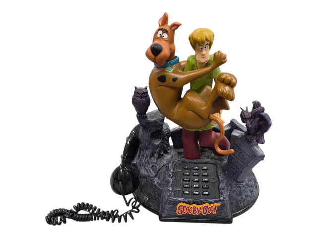 CARTOON NETWORK SCOOBY-DOO Talking Animated Telephone Open Box 2000 ...