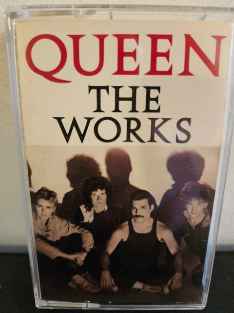 QUEEN THE WORKS 1984 CASSETTE TAPE FREDDIE MERCURY POP ROCK CLASSIC ...