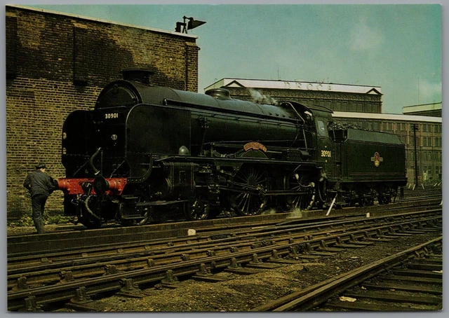 BRITISH RAILWAYS NO 30901 Winchester Steam Railway Locomotive Postcard ...
