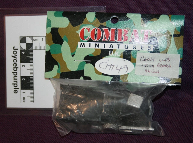 CMT 49 CHEVY LWB & 20mm Breda AA Gun 1:76 scale metal & resin model ...