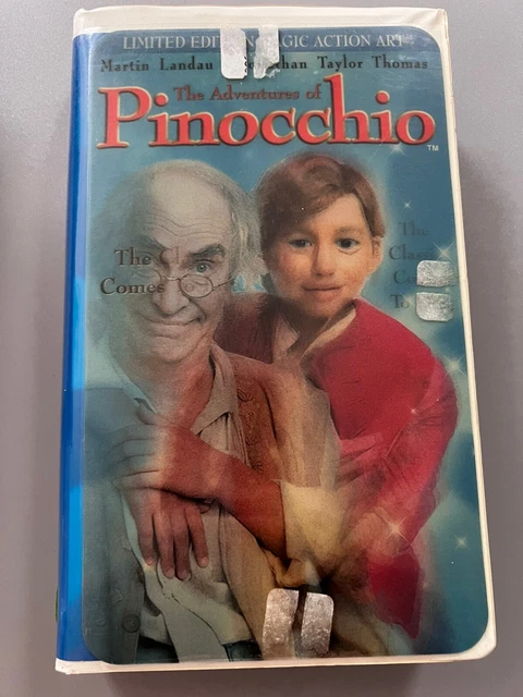 THE ADVENTURES OF Pinocchio VHS tape hologram cover, Martin Landau £8.12 - PicClick UK