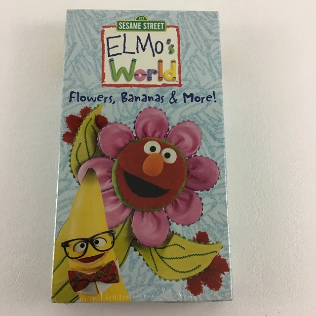 Rare Vhs Video Tape Sesame Street Elmo Sworld Birthdays Games More Hot Sex Picture