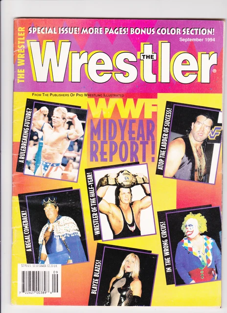 THE WRESTLER MAGAZINE September 1994 Wrestling WWF Mid Year Report ...