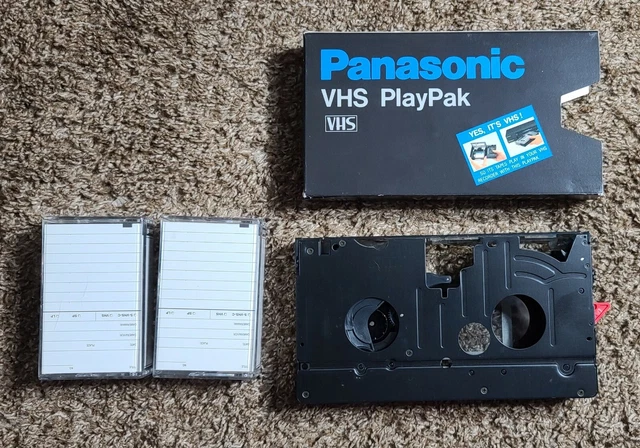 PANASONIC VHS PLAYPAK VHS-C to VHS Motorized Converter Adapter VYMW0009 ...
