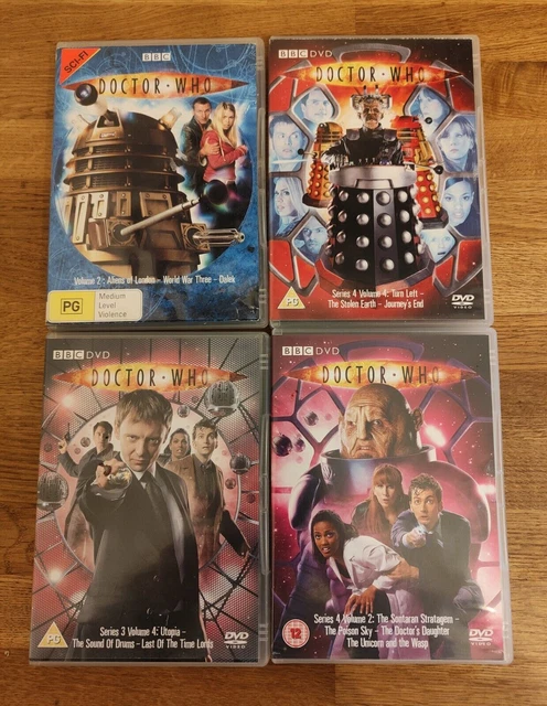 DVD BUNDLE - X4 Doctor Who DVDs Tennant Eccleston BBC Sci-Fi TV PAL R2 ...