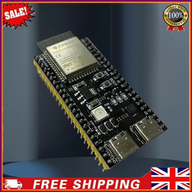 ESP32/ ESP32-S3/ESP32-C3 DEVELOPMENT Board Dual Type-C (N16R8 Welded ...