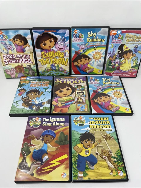DORA THE EXPLORER & Go Diego Go DVD Mixed Lot of 9 Nickelodeon Studio ...