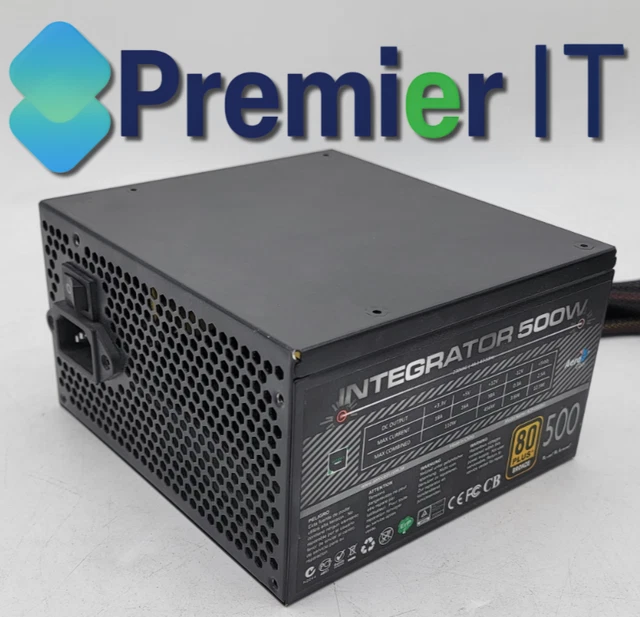 AEROCOOL INTEGRATOR 500W Non Modular ATX Power Supply £5.50 - PicClick UK