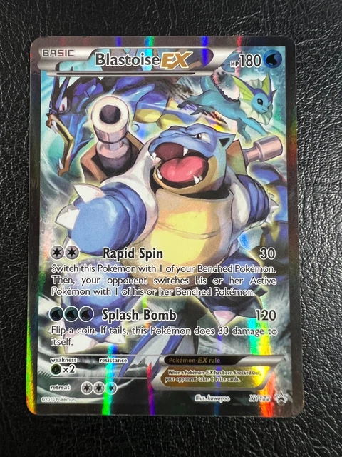 POKEMON CARD XY Black Star Promo Blastoise EX Alt Art Rare Holo Pokemon ...