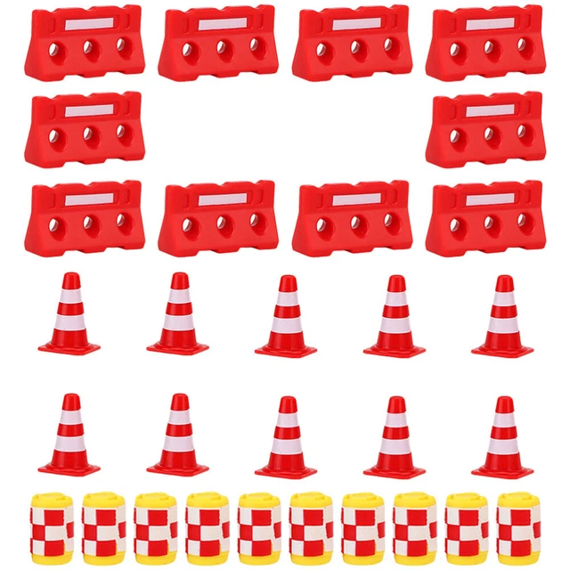 30 PCS PETITS Panneaux De Signalisation Mini Ensemble Jeu Mini-stop ...