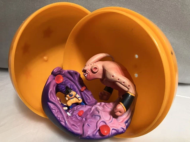 DRAGON BALL CAPSULE Majin Buu Buu Son Goku Vegeta Buu body inside fight ...