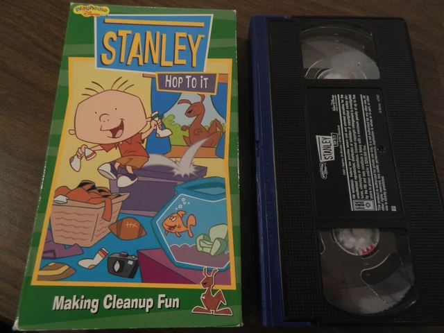 DISNEY PLAYHOUSE VHS Stanley Hop To It Making Cleanup Fun Rare Kids ...