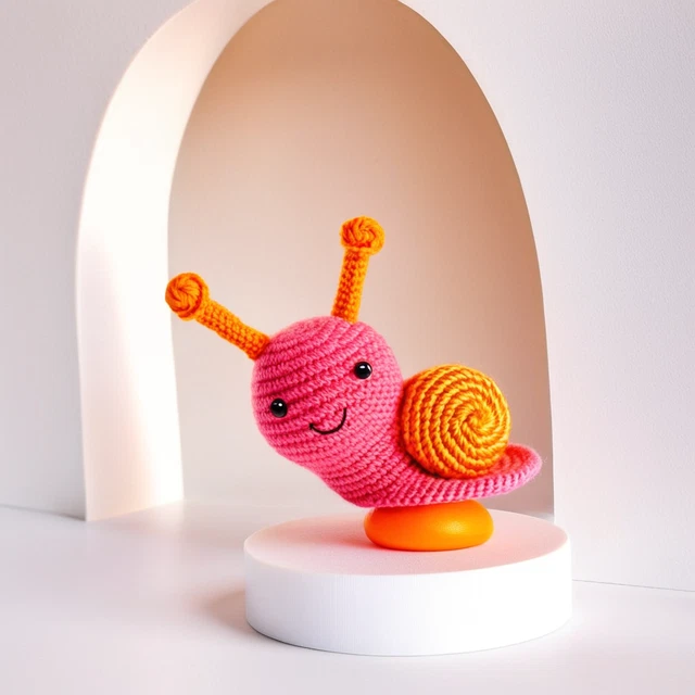CROCHET PATTERN PDF - Rainbow Snail Amigurumi - Easy DIY Crochet Toy ...