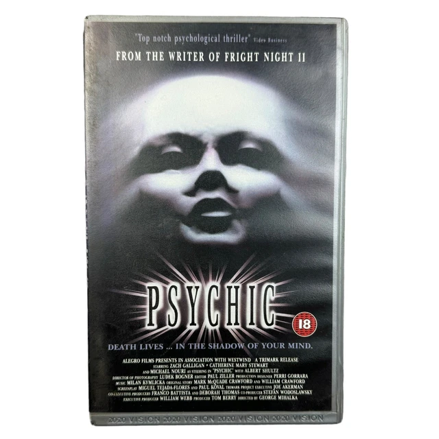 PSYCHIC VIDEO VHS Horror Film Movie Ex Rental Large Case Film 1991 £24. ...