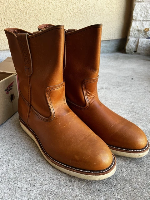 RED WING 866 Discontinued model Western Engineer Boots Mens 9 EEE Made ...