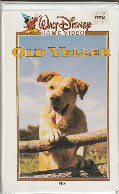 WALT DISNEY'S OLD Yeller (VHS) 37V $4.74 - PicClick CA WALT DISNEY'S OLD Yeller (VHS) 37V $4.74 - PicClick CA